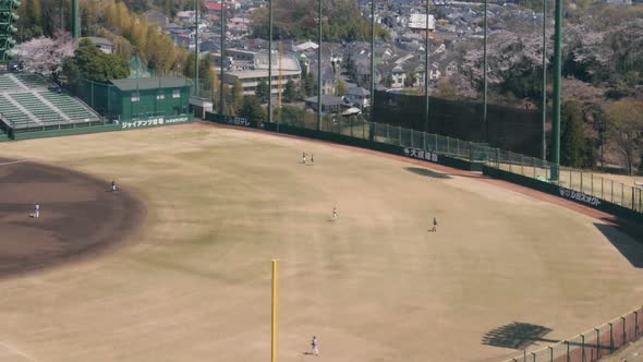 Baseball Field Top View, Stock Footage | VideoHive