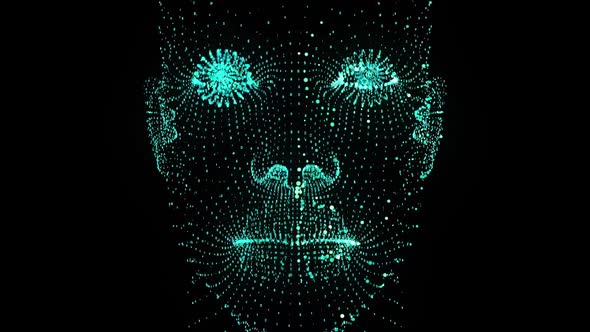 Digital AI Face, Motion Graphics | VideoHive