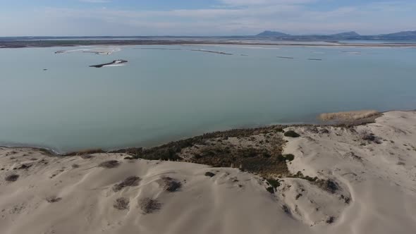 Sandbars Formed in the Lagoon Sea, Stock Footage | VideoHive