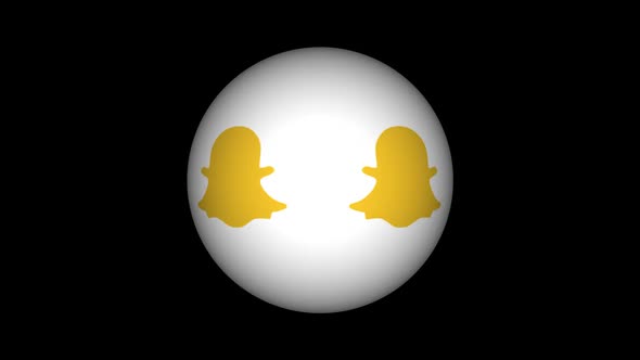Social Media Icon Snapchat, Motion Graphics | VideoHive