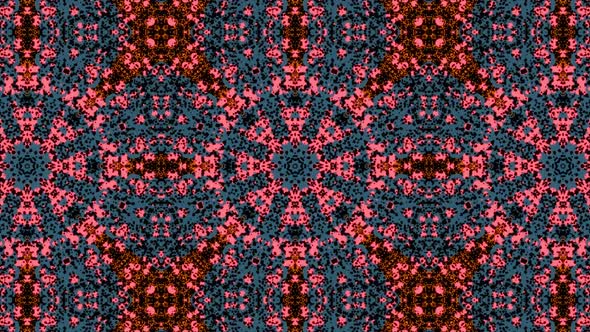 Beautiful Kaleidoscope Animation, Abstract Colorful Mandala ...