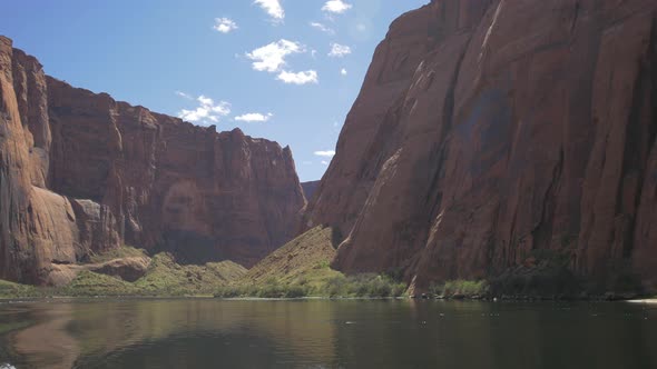 Colorado River flowing through a canyon, Stock Footage | VideoHive