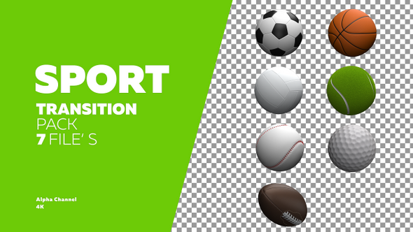 Sport Balls Transition Pack, Motion Graphics | VideoHive