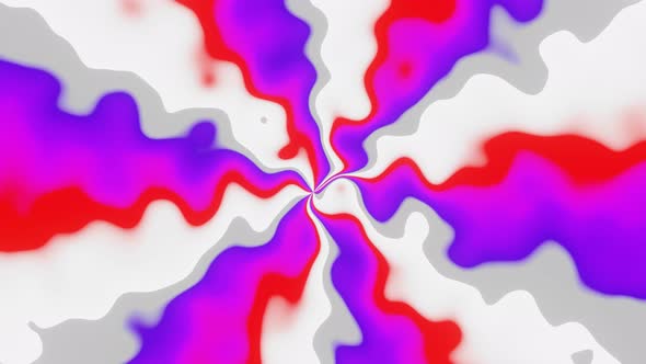 Rotation of Abstract Wriggling Multicolored Rays, Motion Graphics ...