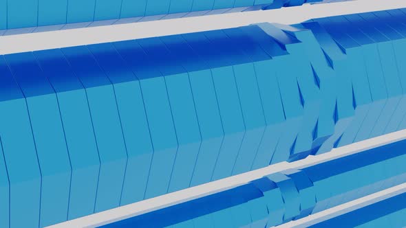 Parts of animated colored pipes scroll in waves, Motion Graphics ...