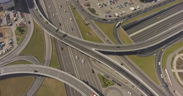 Large traffic intersection, Stock Footage | VideoHive