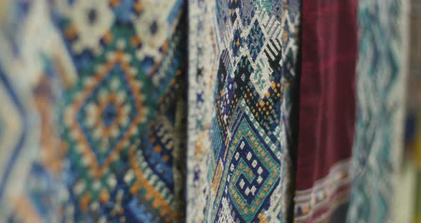 Laos Fabrics Patterns, Stock Footage | VideoHive