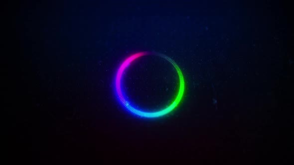 Loading circle icon on black background., Motion Graphics | VideoHive