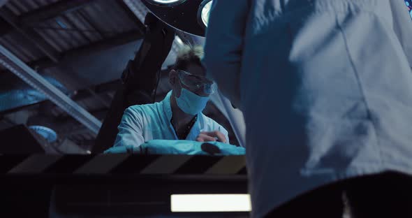Scientists Surgeons Working on an Autopsy, Stock Footage | VideoHive