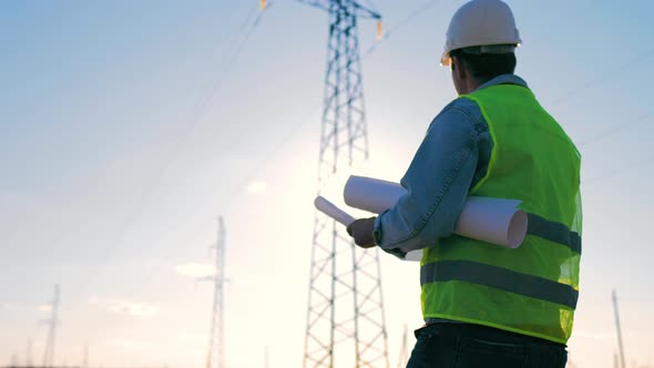 Electricity Work Concept, Stock Footage | VideoHive