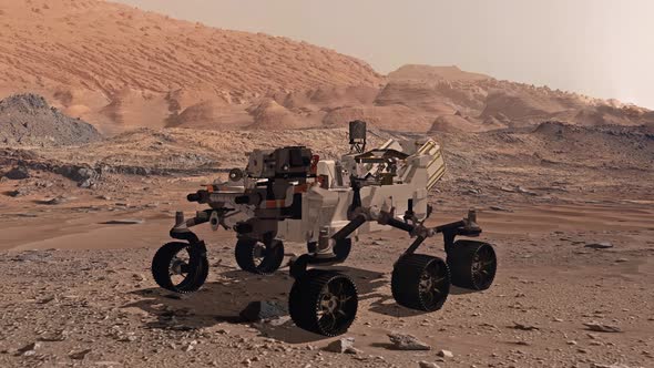 The Perseverance Rover Deploys Its Equipment, Motion Graphics | VideoHive