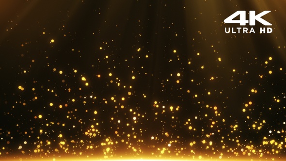 Gold Particles, Motion Graphics | VideoHive