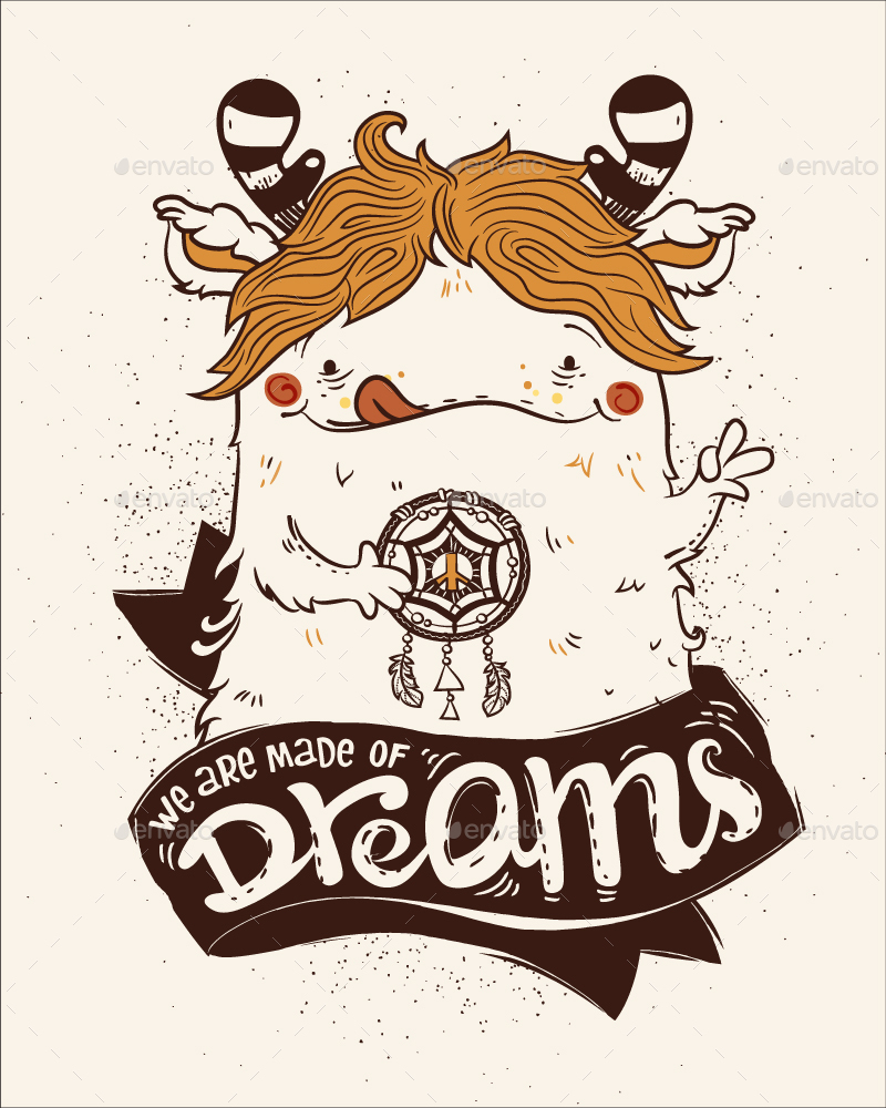 Set of Dreams Monsters, Vectors | GraphicRiver