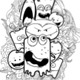 Line Drawing Monster 1, Vectors | GraphicRiver