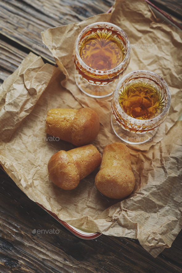 Neapolitan rum baba Stock Photo by OxanaDenezhkina | PhotoDune