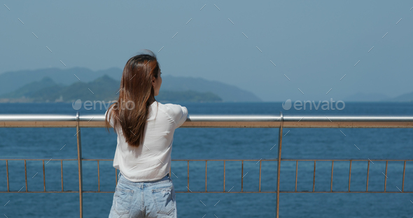 Woman look at the city building Stock Photo by leungchopan | PhotoDune