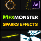 Sparks Effects | After Effects, After Effects Project Files | VideoHive
