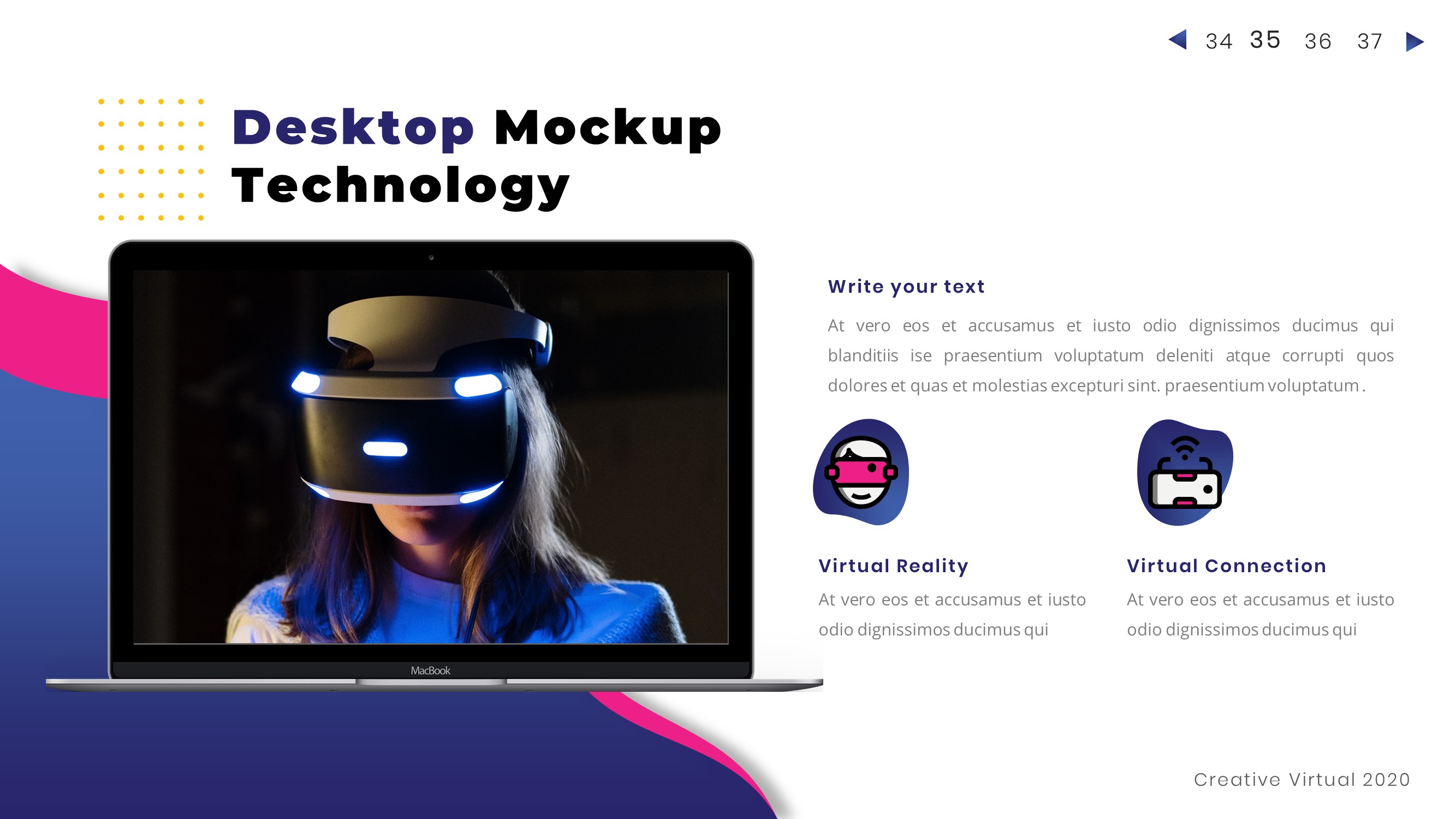 Virtual - Creative Googleslide Template, Presentation Templates ...