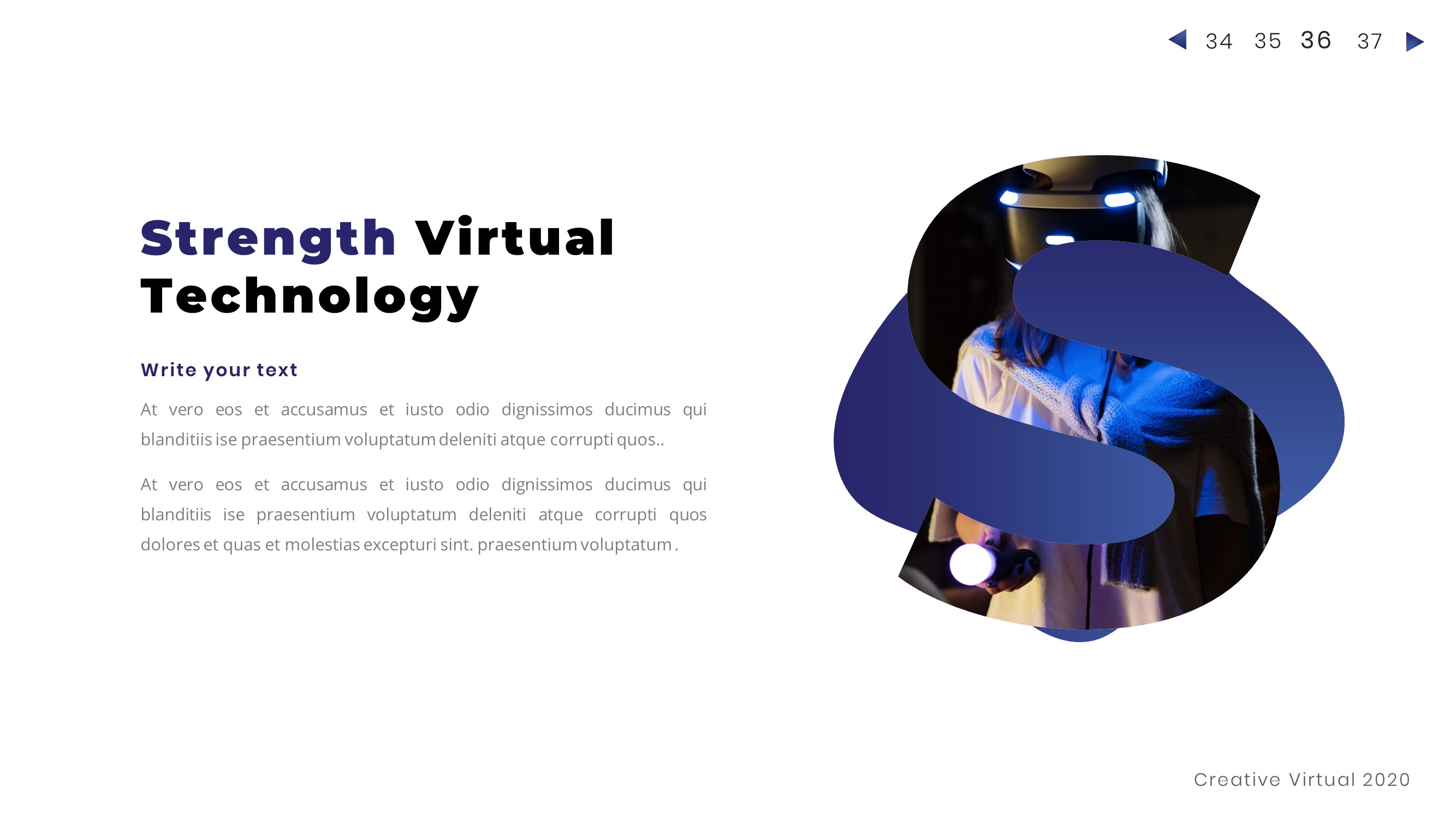 Virtual - Creative Googleslide Template, Presentation Templates ...