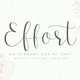 Effort - Calligraphy Font, Fonts | GraphicRiver