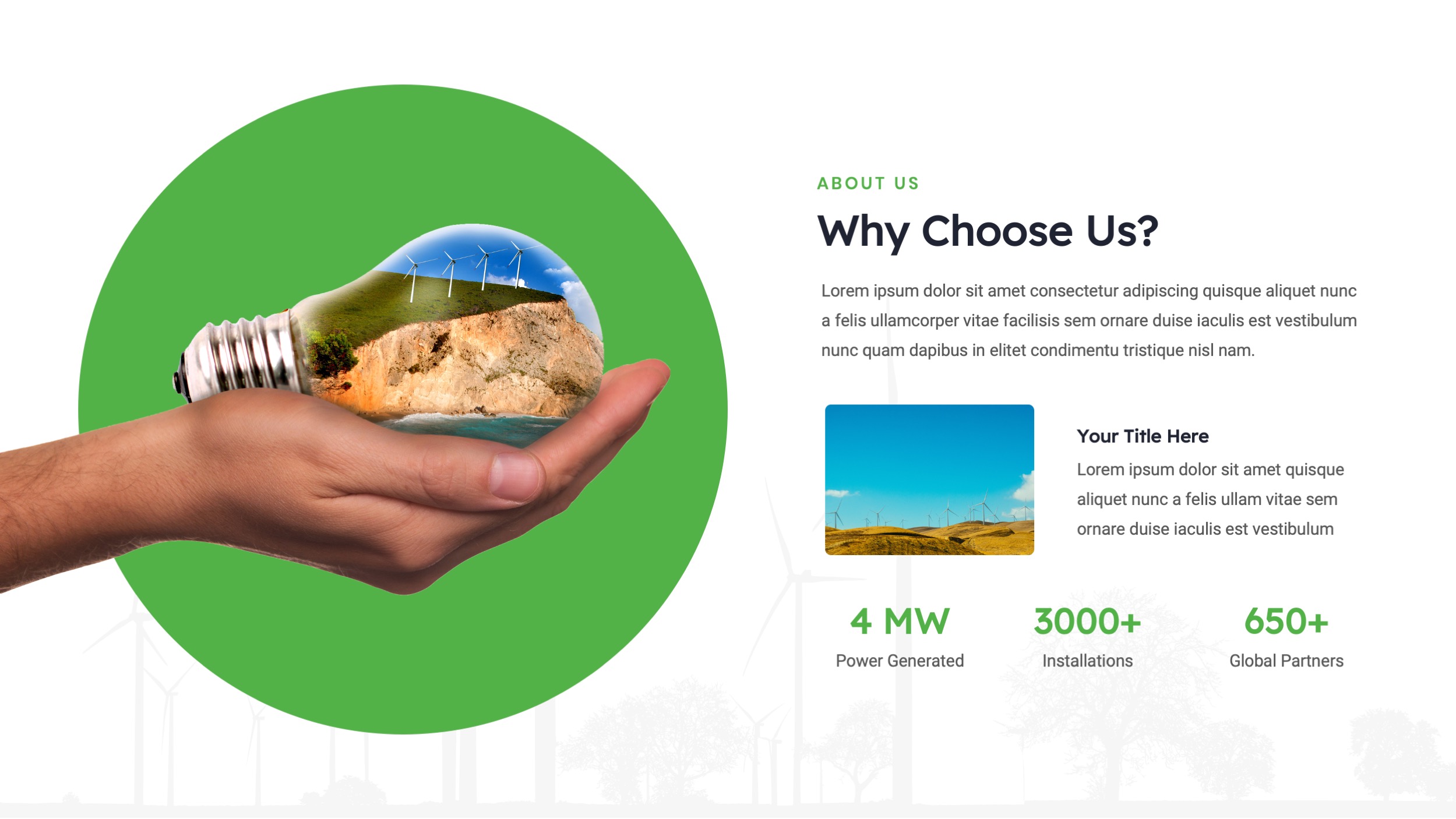 Renewable Energy Powerpoint Presentation Template, Presentation Templates