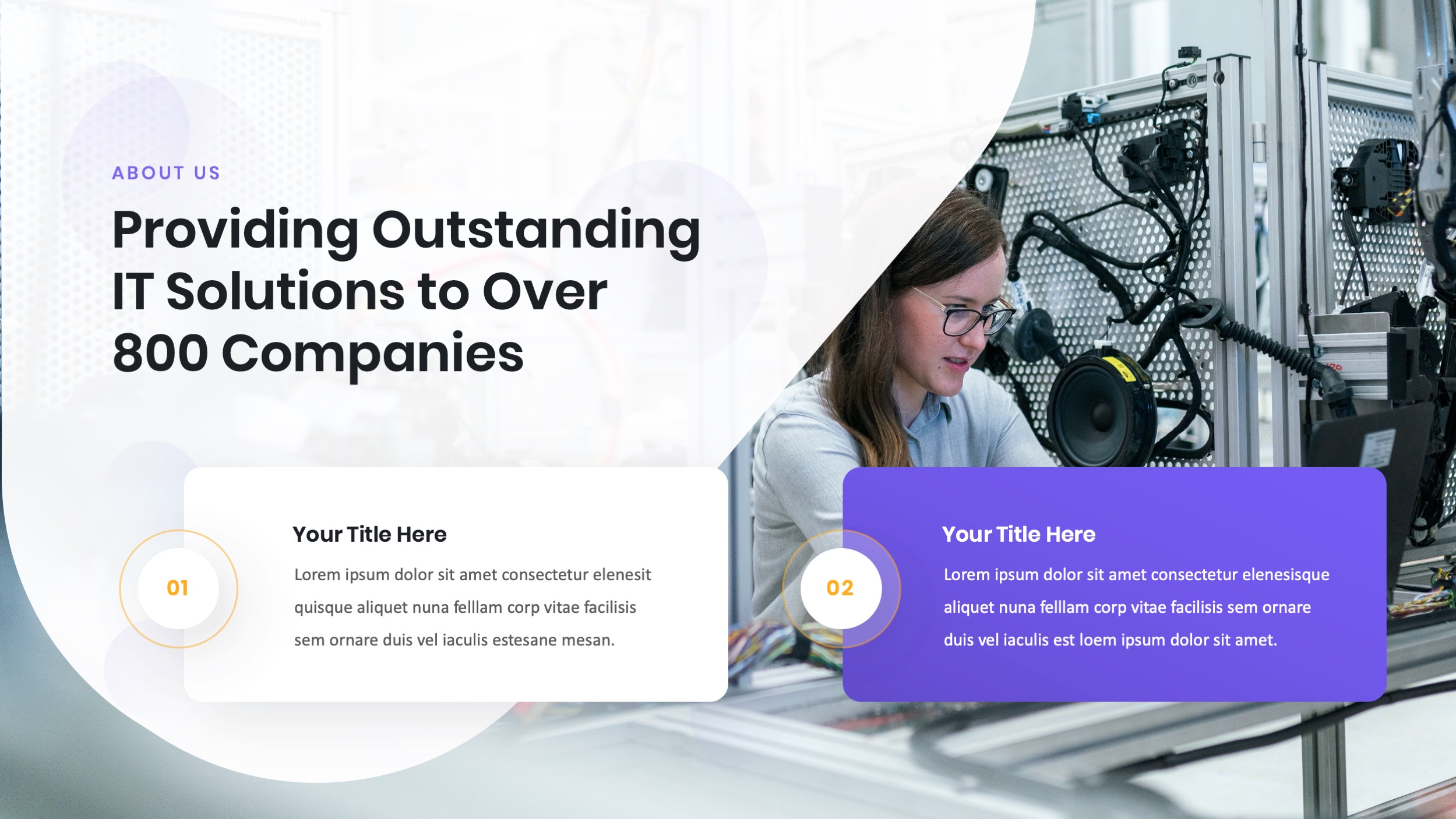 IT Solutions PowerPoint Presentation Template, Presentation Templates