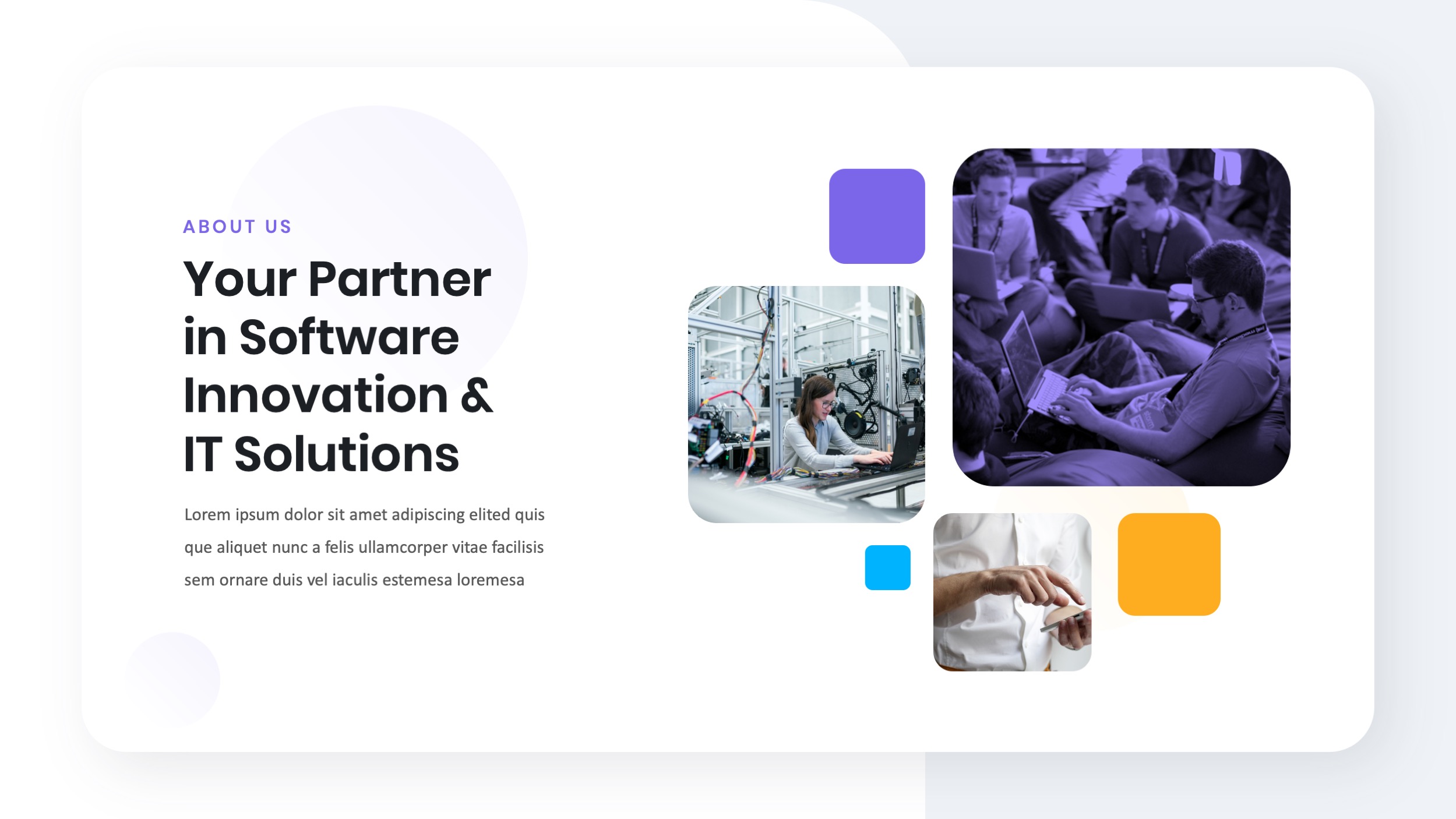 IT Solutions PowerPoint Presentation Template, Presentation Templates