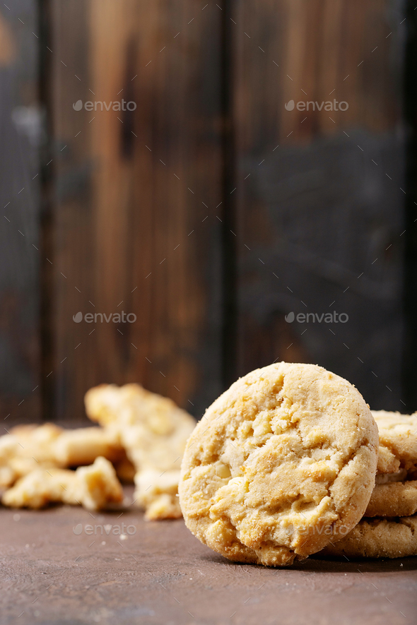 Homemade white chocolate chunk cookies Stock Photo by Feirlight | PhotoDune