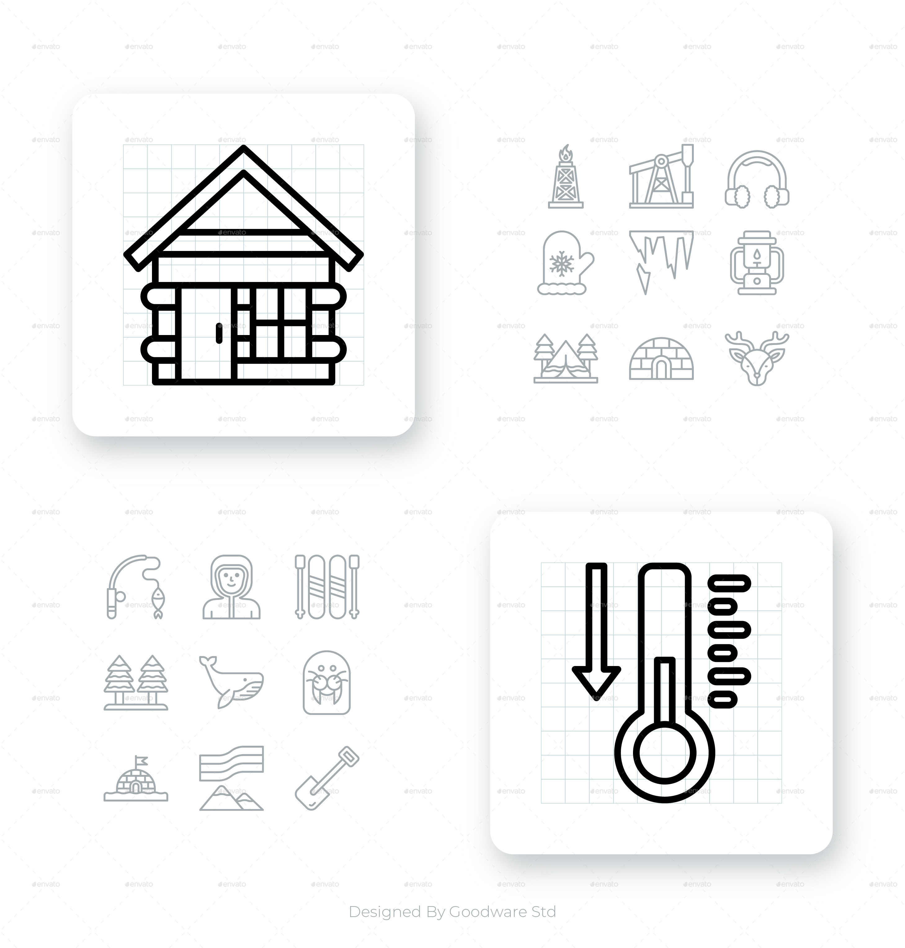 Arctic Icon, Icons | GraphicRiver