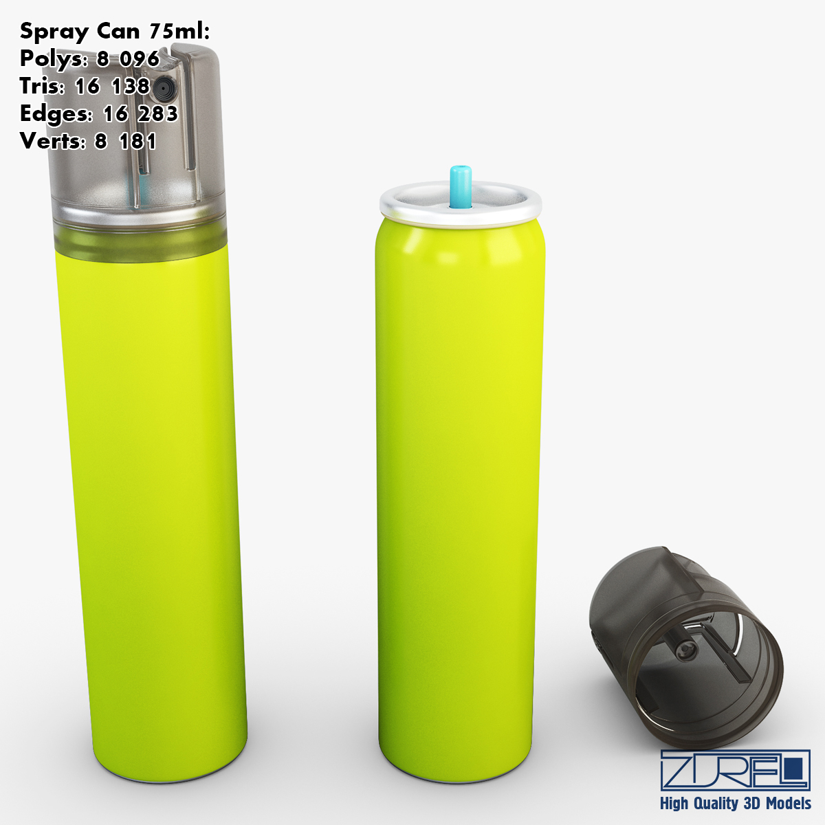 Spray Can Collection Volume 1 by Zurel | 3DOcean