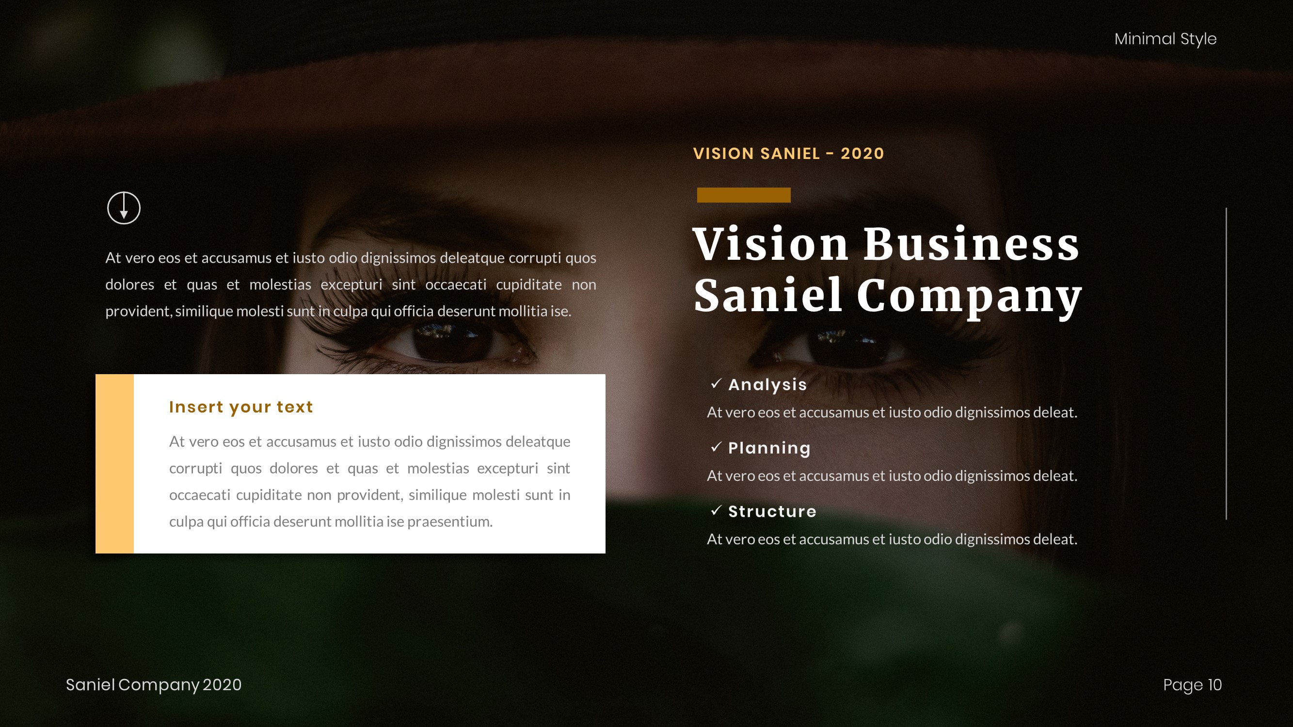 Saniel - Creative Googleslide Template by Yumnacreative | GraphicRiver