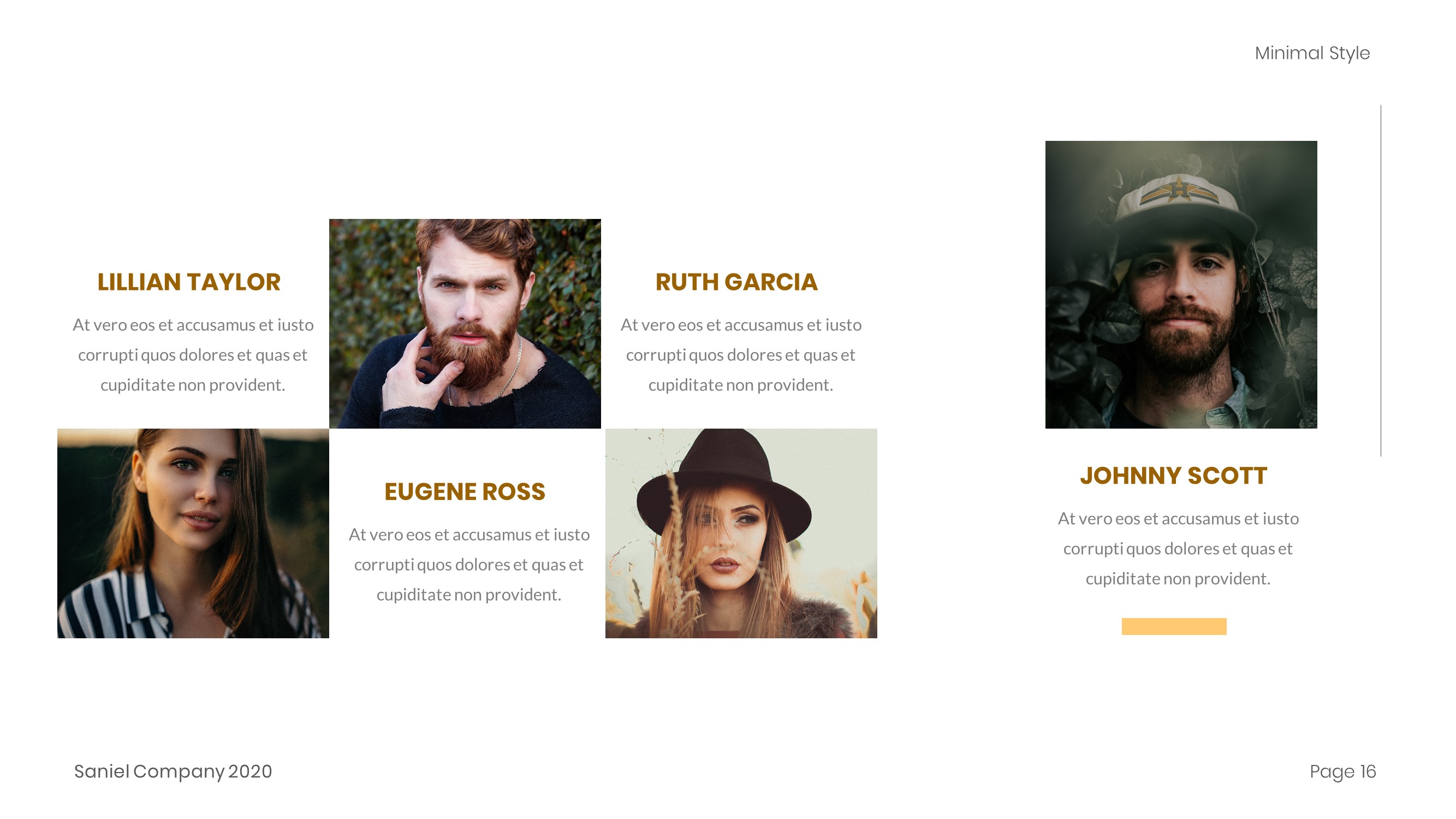Saniel - Creative Googleslide Template by Yumnacreative | GraphicRiver
