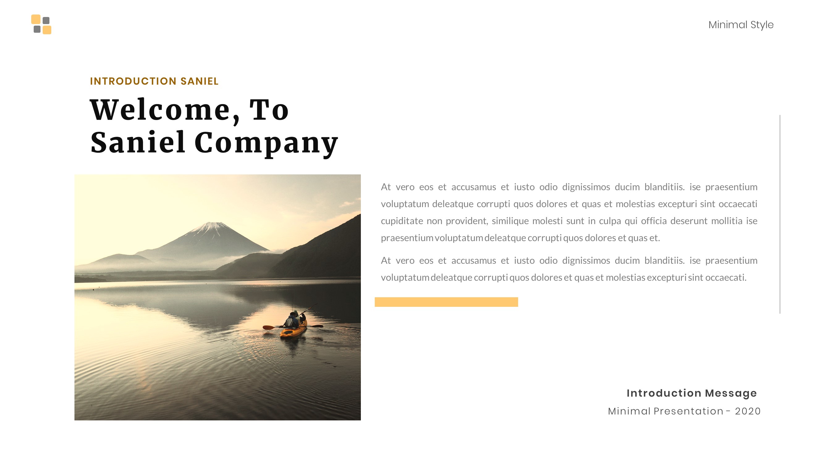 Saniel - Creative Googleslide Template by Yumnacreative | GraphicRiver