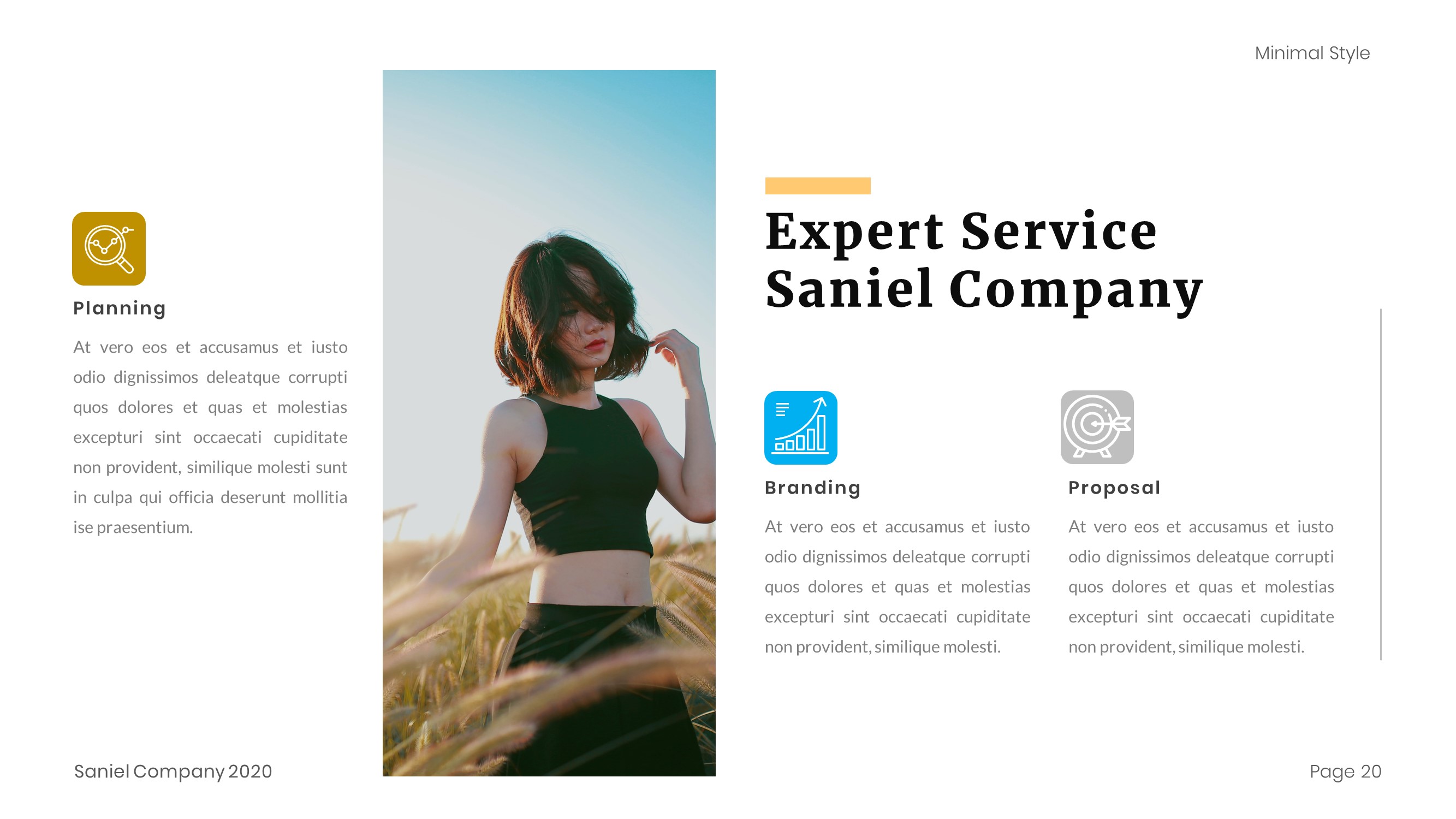 Saniel - Creative Googleslide Template by Yumnacreative | GraphicRiver