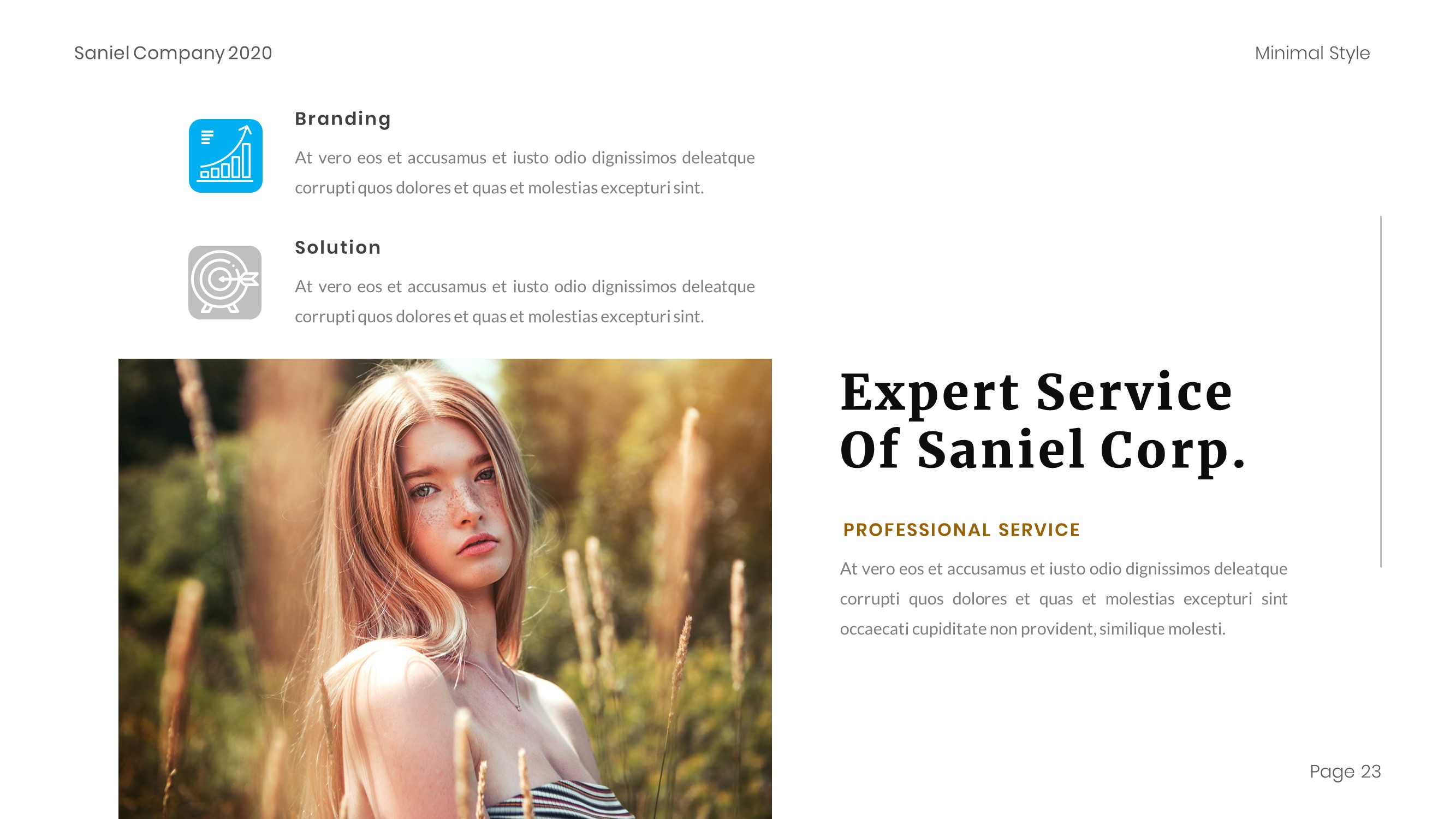 Saniel - Creative Googleslide Template by Yumnacreative | GraphicRiver