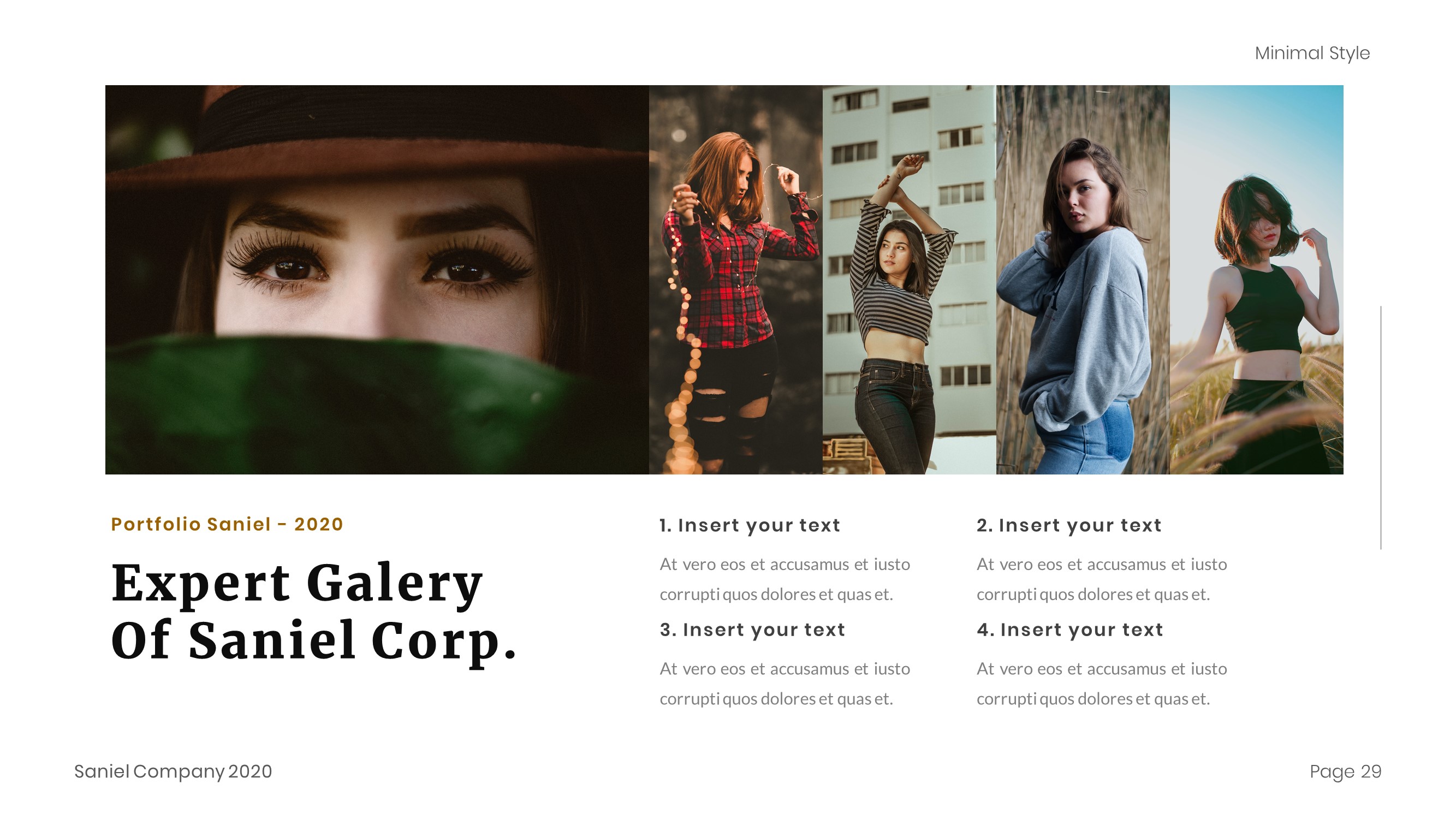 Saniel - Creative Googleslide Template by Yumnacreative | GraphicRiver