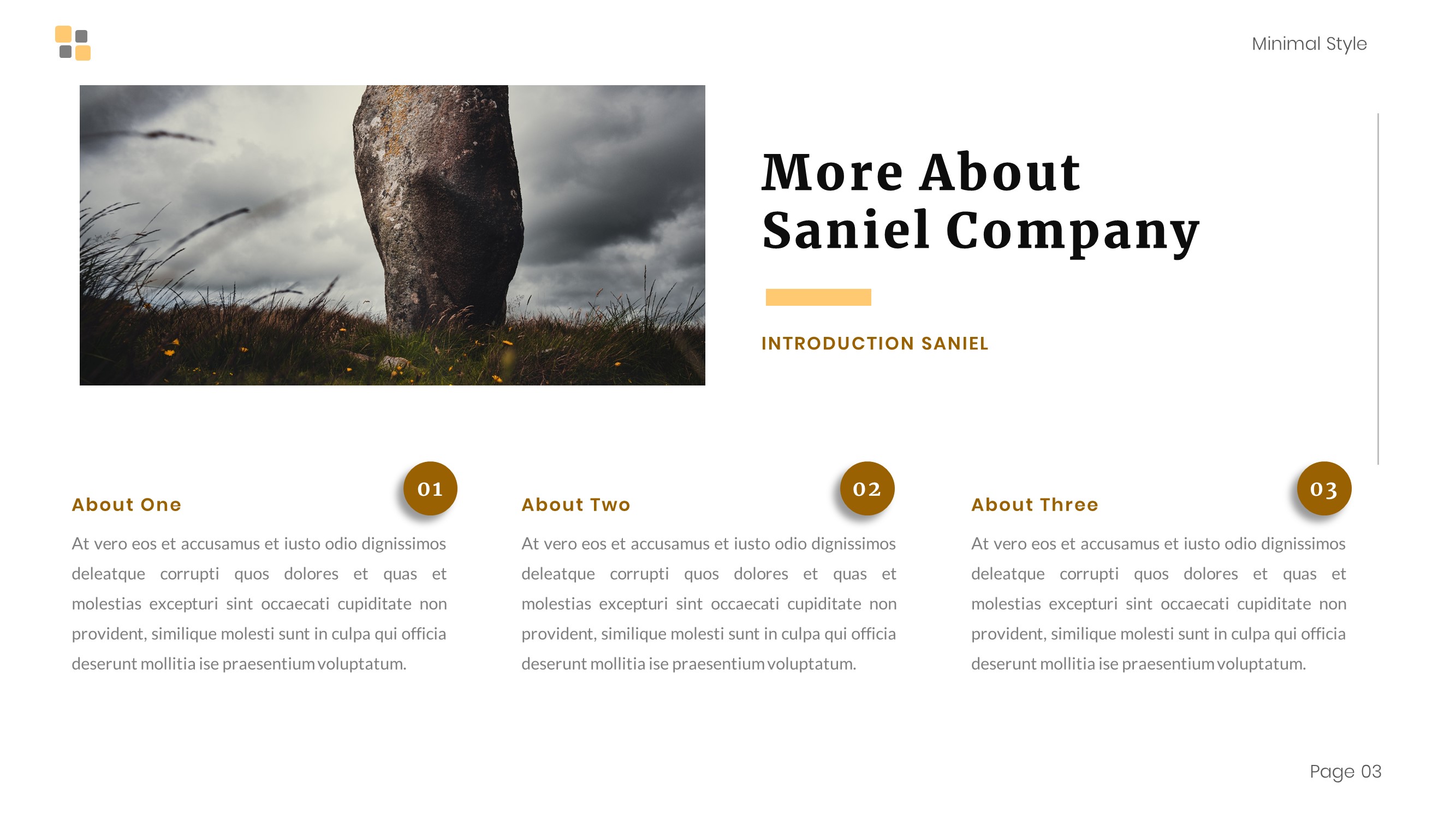 Saniel - Creative Googleslide Template by Yumnacreative | GraphicRiver