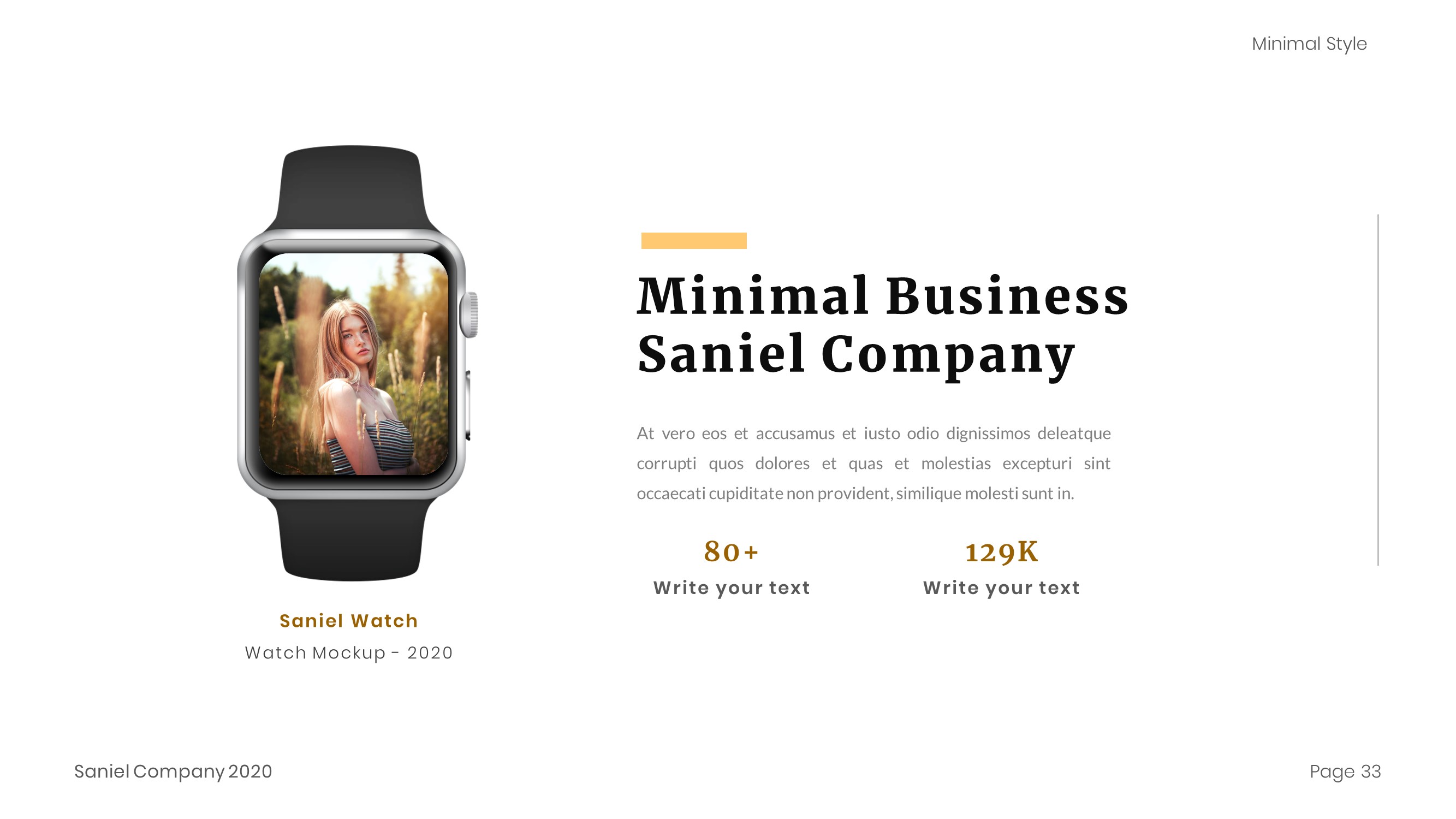 Saniel - Creative Googleslide Template by Yumnacreative | GraphicRiver