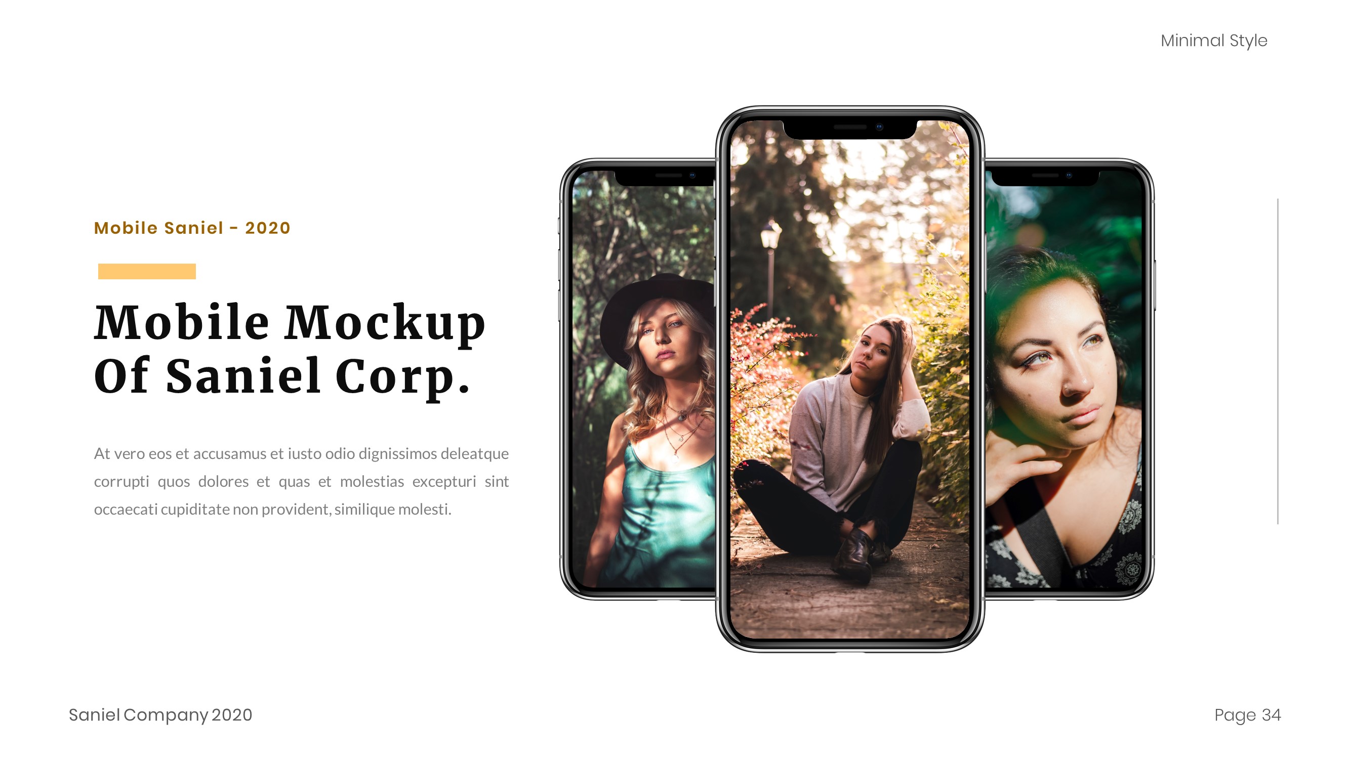 Saniel - Creative Googleslide Template by Yumnacreative | GraphicRiver