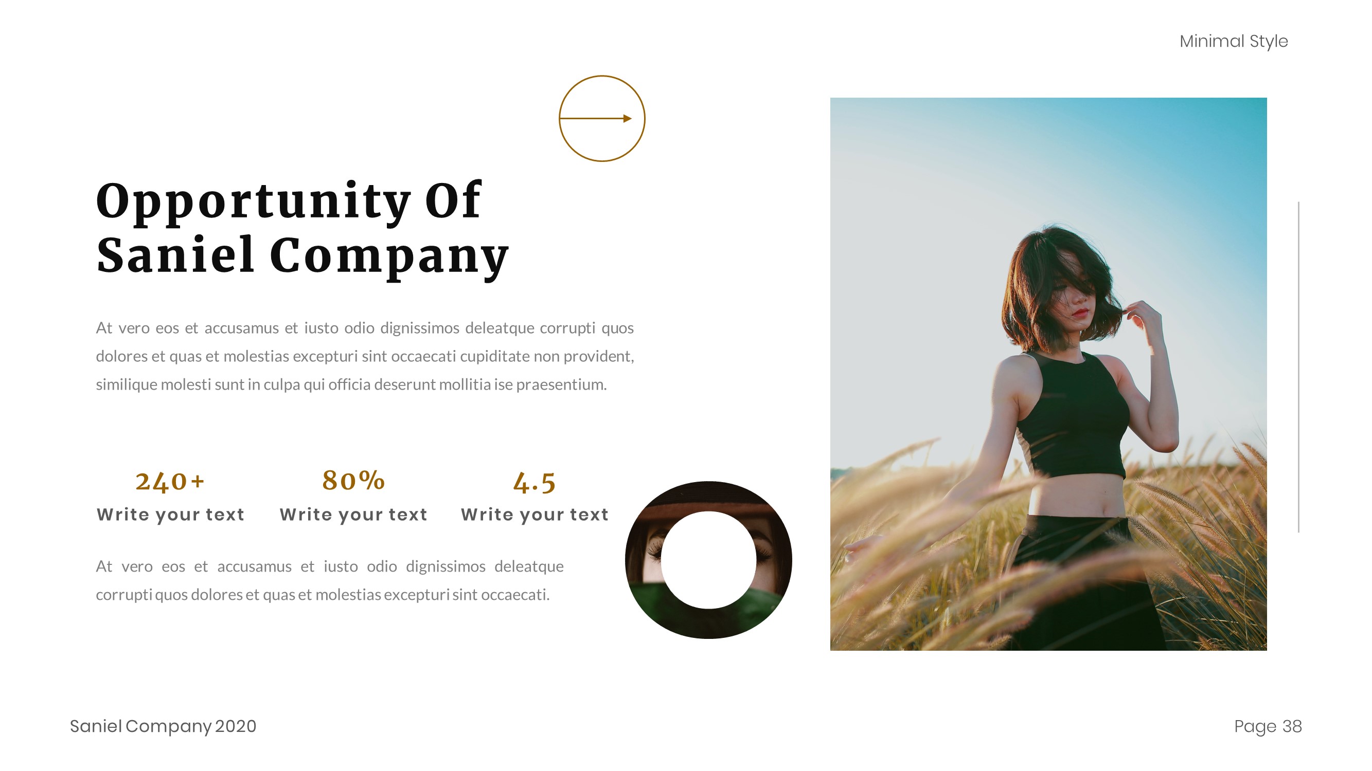 Saniel - Creative Googleslide Template by Yumnacreative | GraphicRiver
