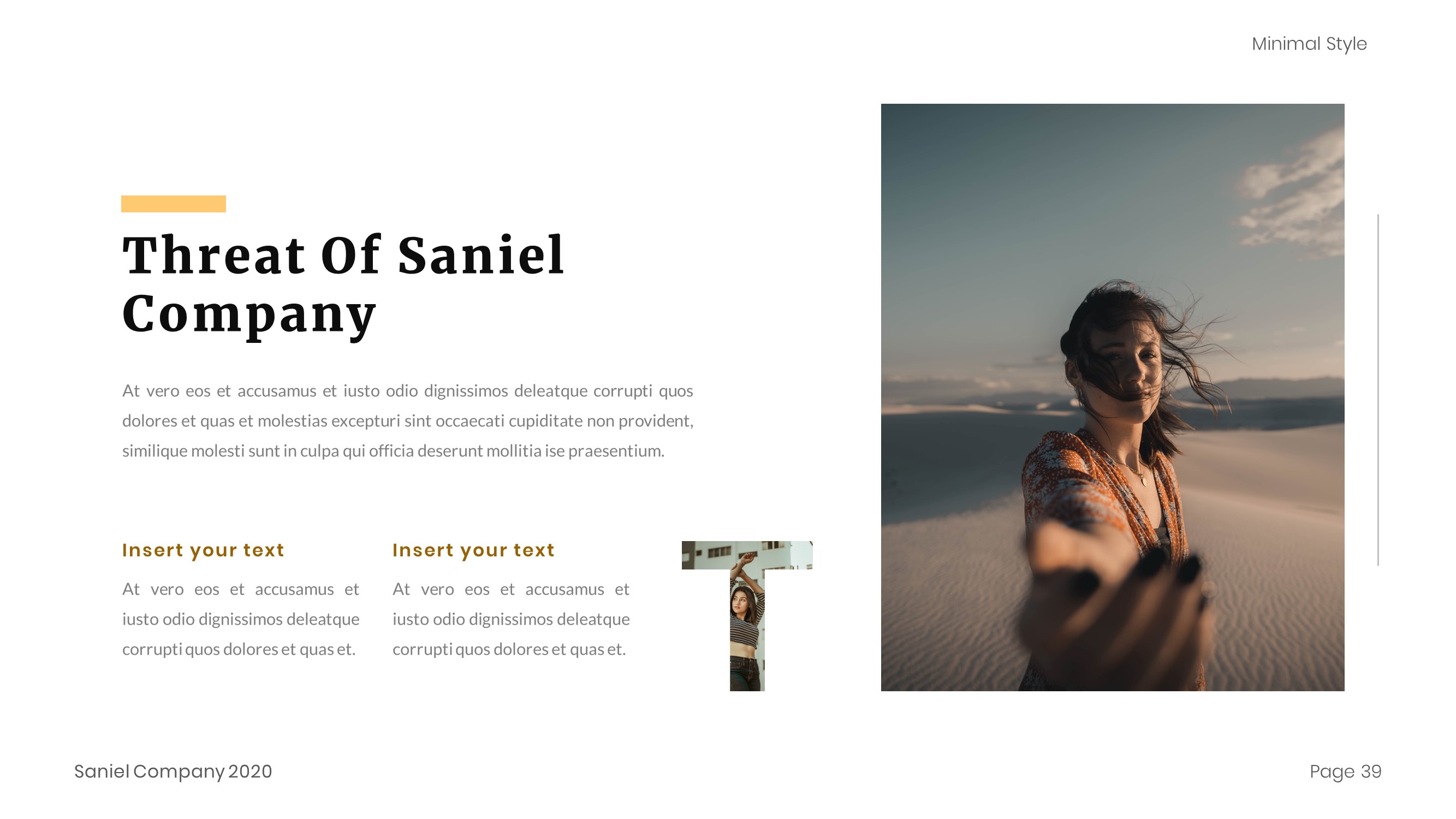 Saniel - Creative Googleslide Template by Yumnacreative | GraphicRiver