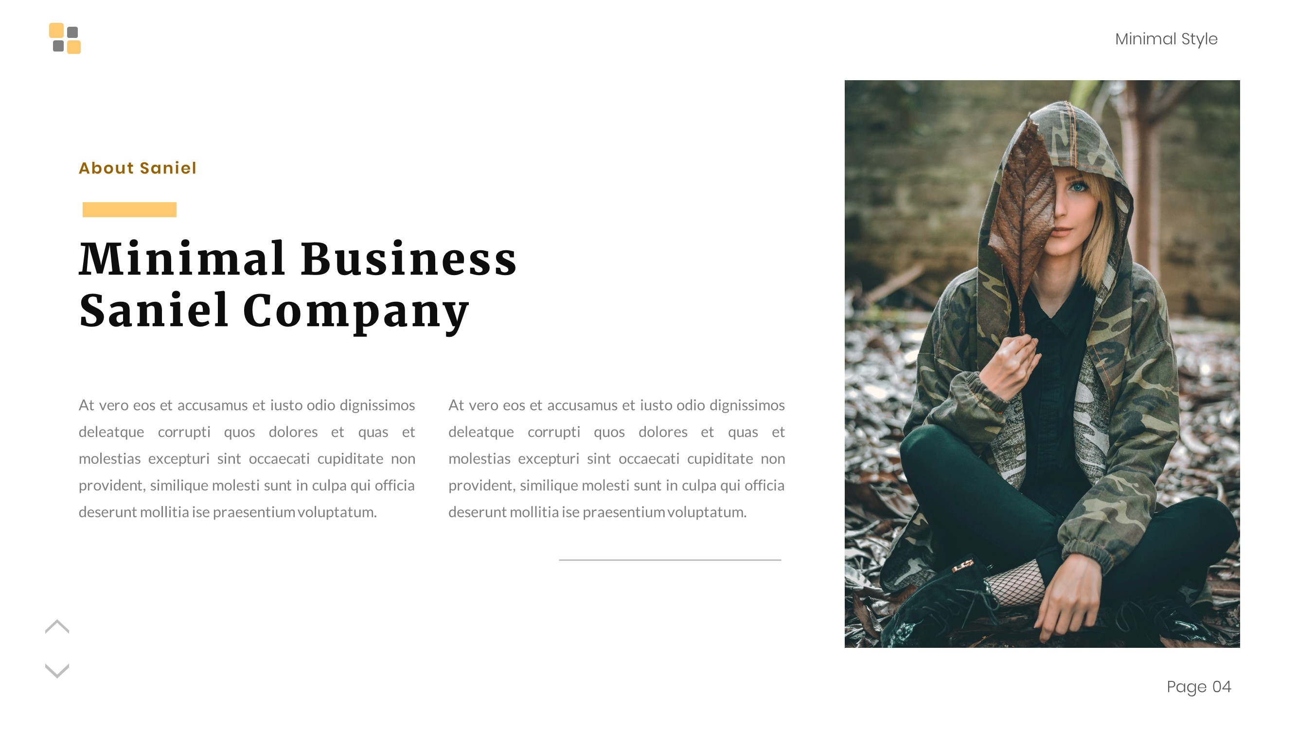 Saniel - Creative Googleslide Template by Yumnacreative | GraphicRiver