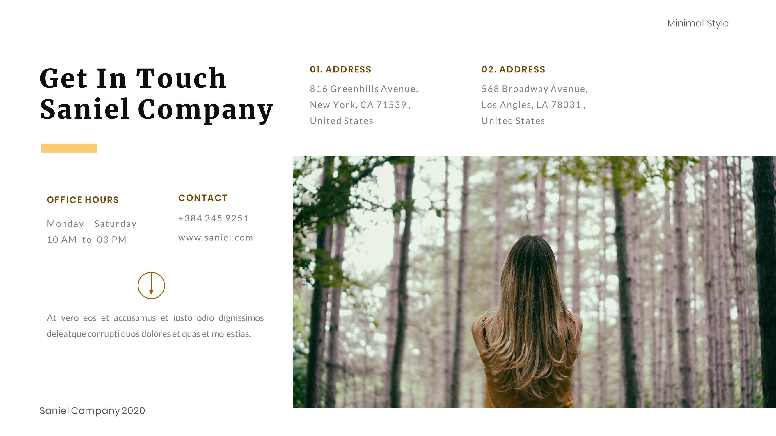 Saniel - Creative Googleslide Template by Yumnacreative | GraphicRiver