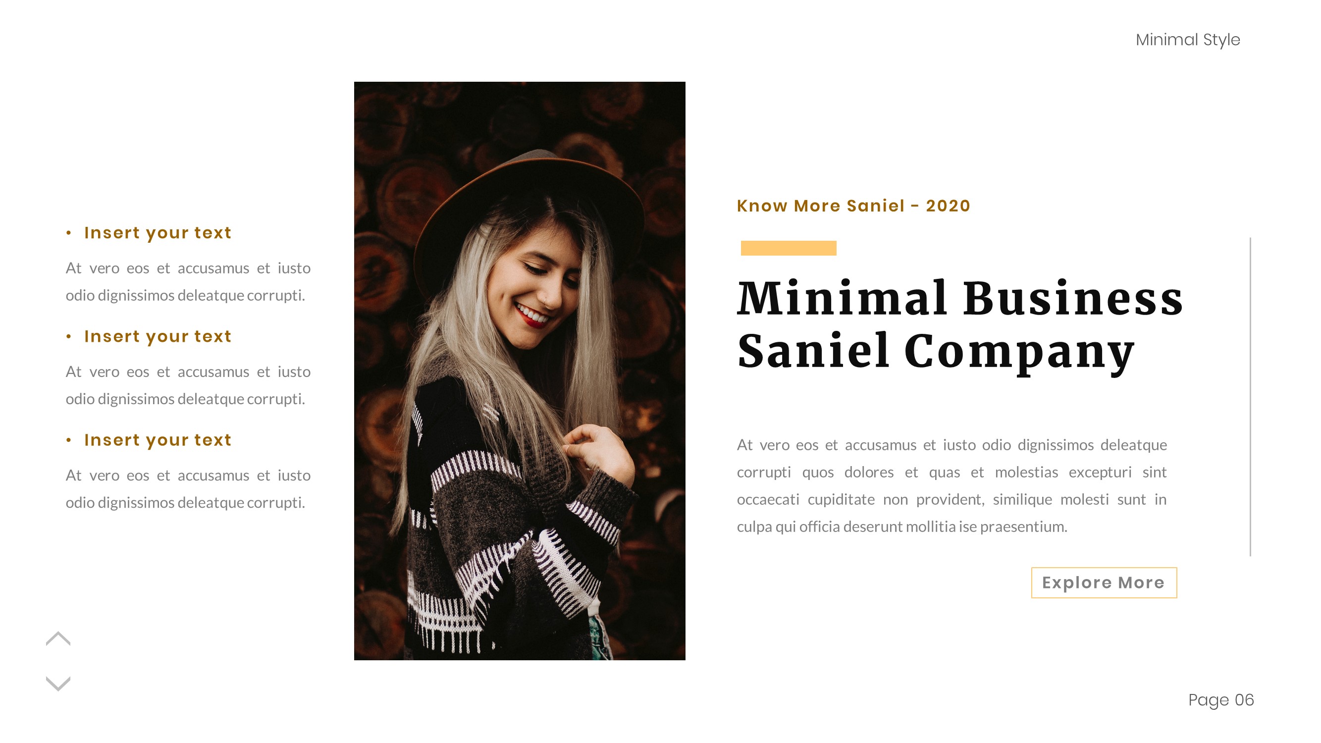 Saniel - Creative Googleslide Template by Yumnacreative | GraphicRiver