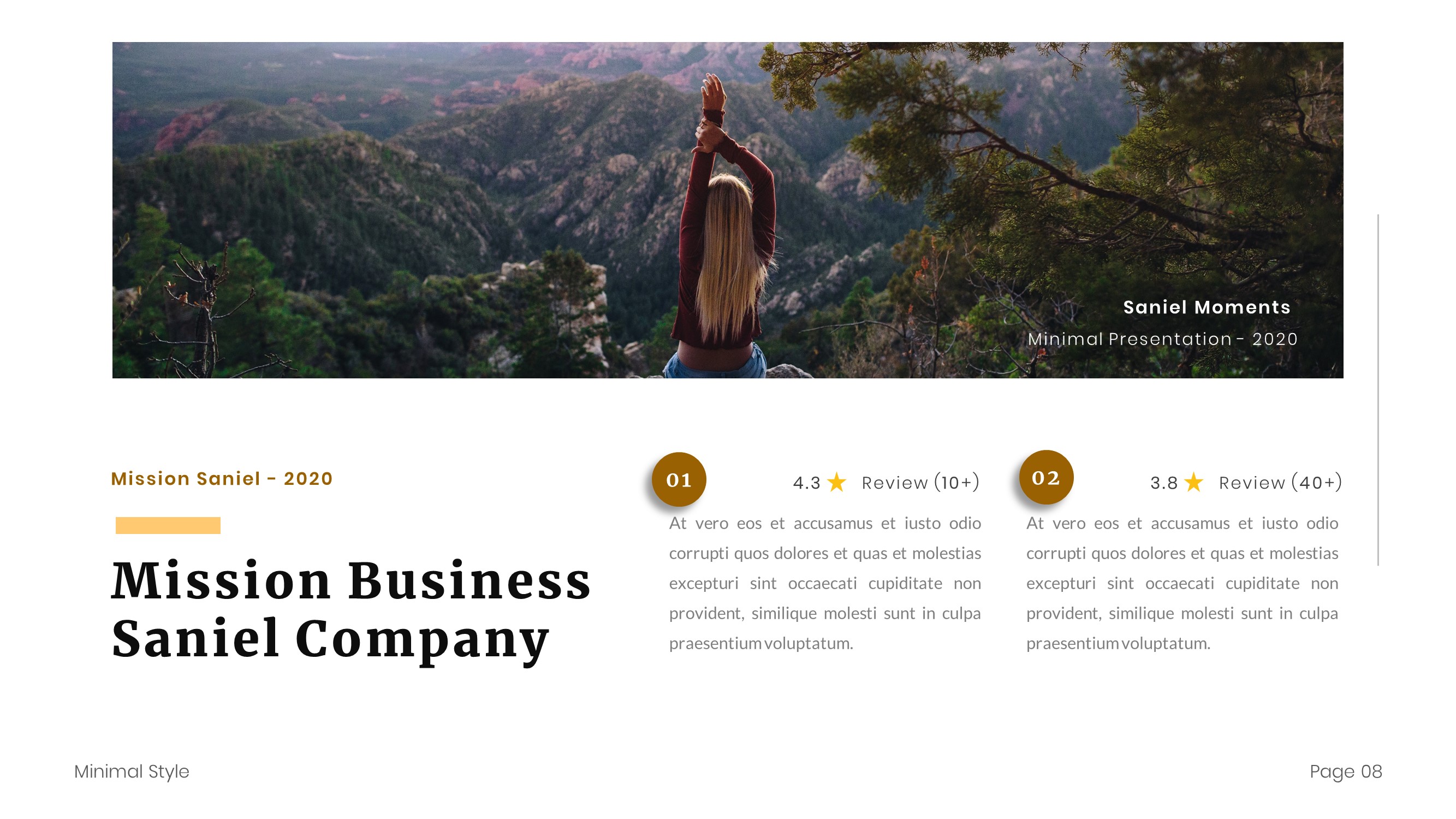 Saniel - Creative Googleslide Template by Yumnacreative | GraphicRiver