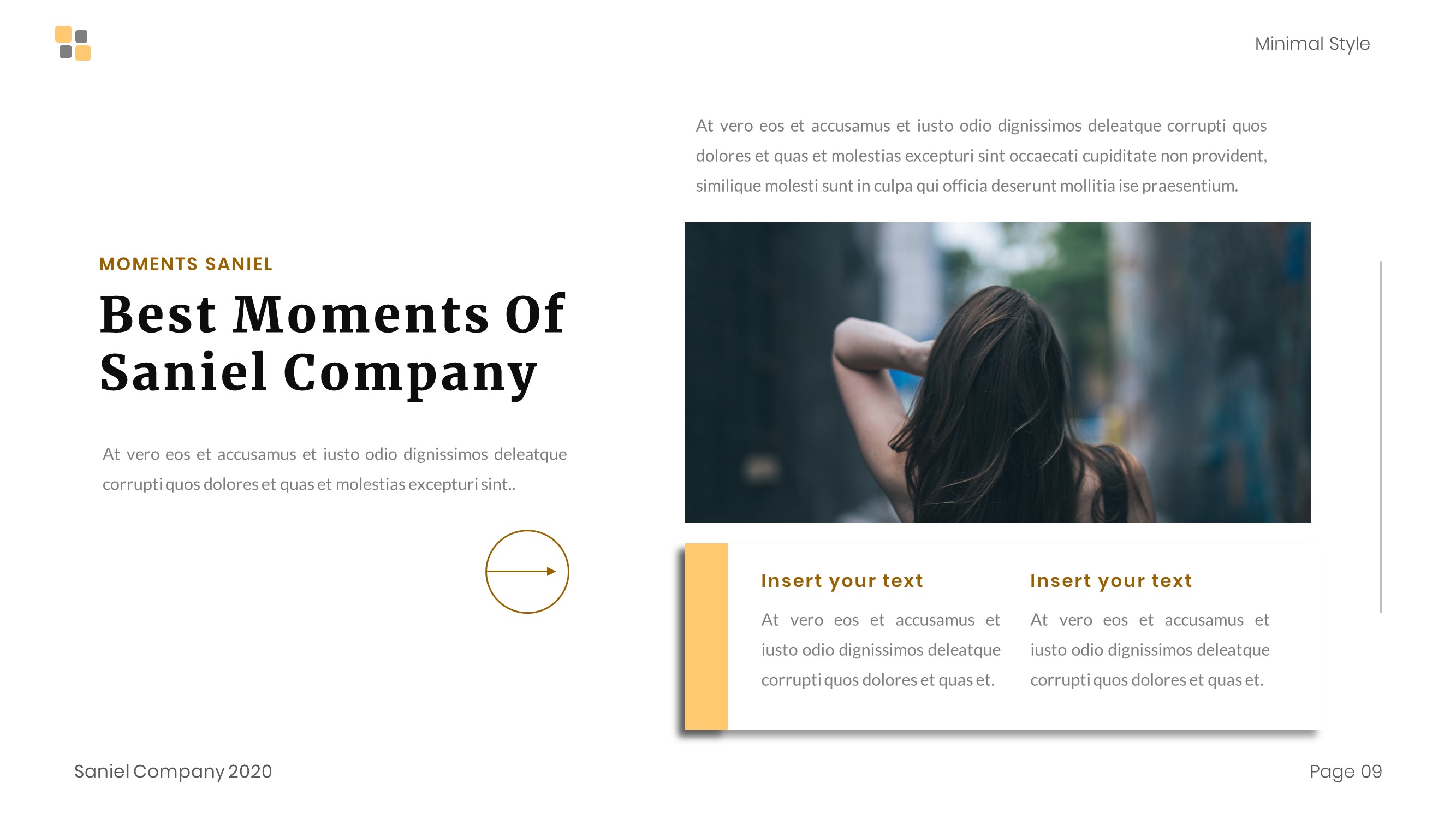Saniel - Creative Googleslide Template by Yumnacreative | GraphicRiver