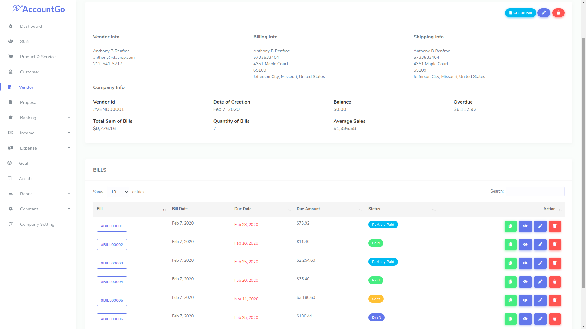 AccountGo - Accounting and Billing Tool by RajodiyaInfotech | CodeCanyon