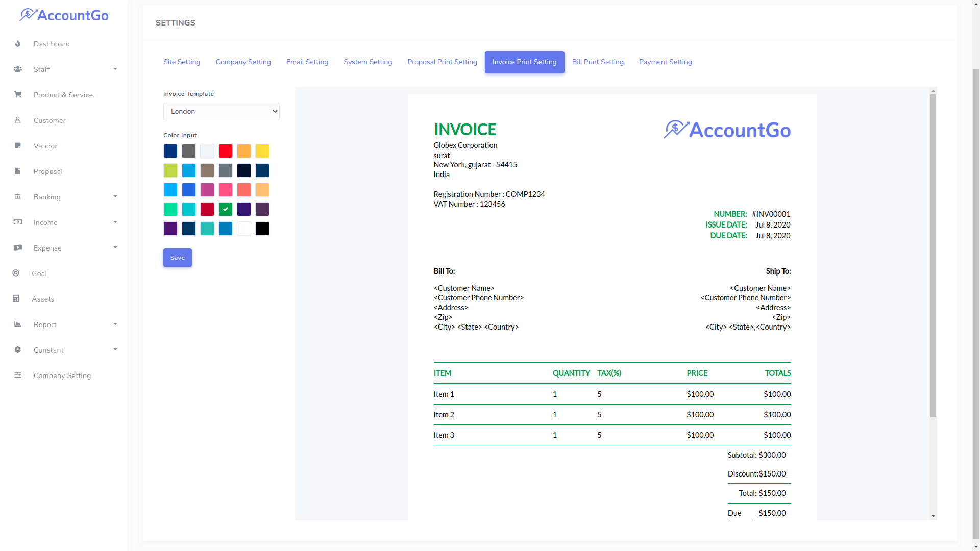 AccountGo - Accounting and Billing Tool by RajodiyaInfotech | CodeCanyon