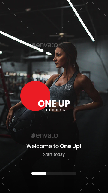 One UP Fitness & Workout App UI Kit, Web Elements | GraphicRiver