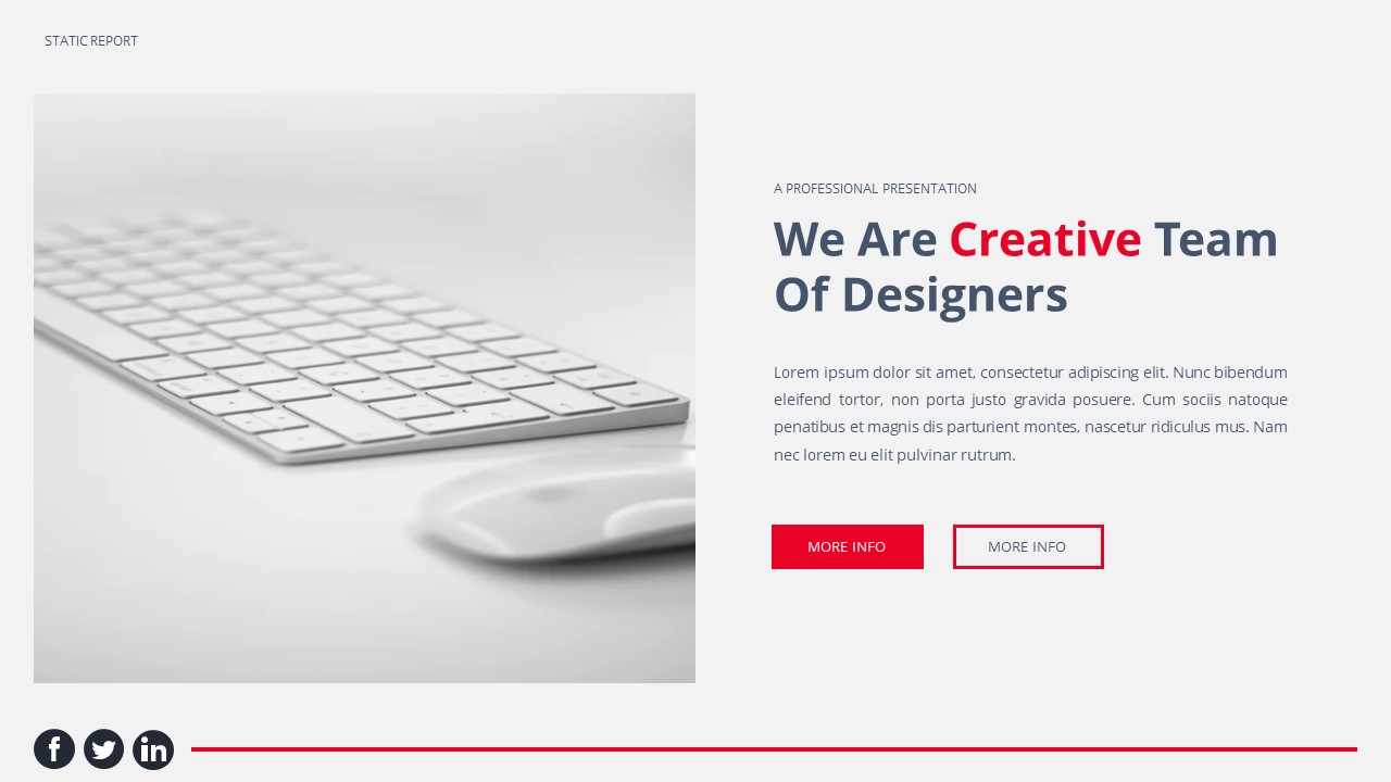 Static Report Keynote Template, Presentation Templates | GraphicRiver